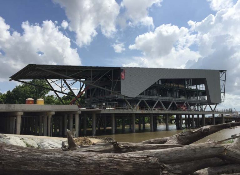 TOPPING-OFF CEREMONY FOR THIRD BUILDING AT THE $60 MILLION URBAN WATER ...