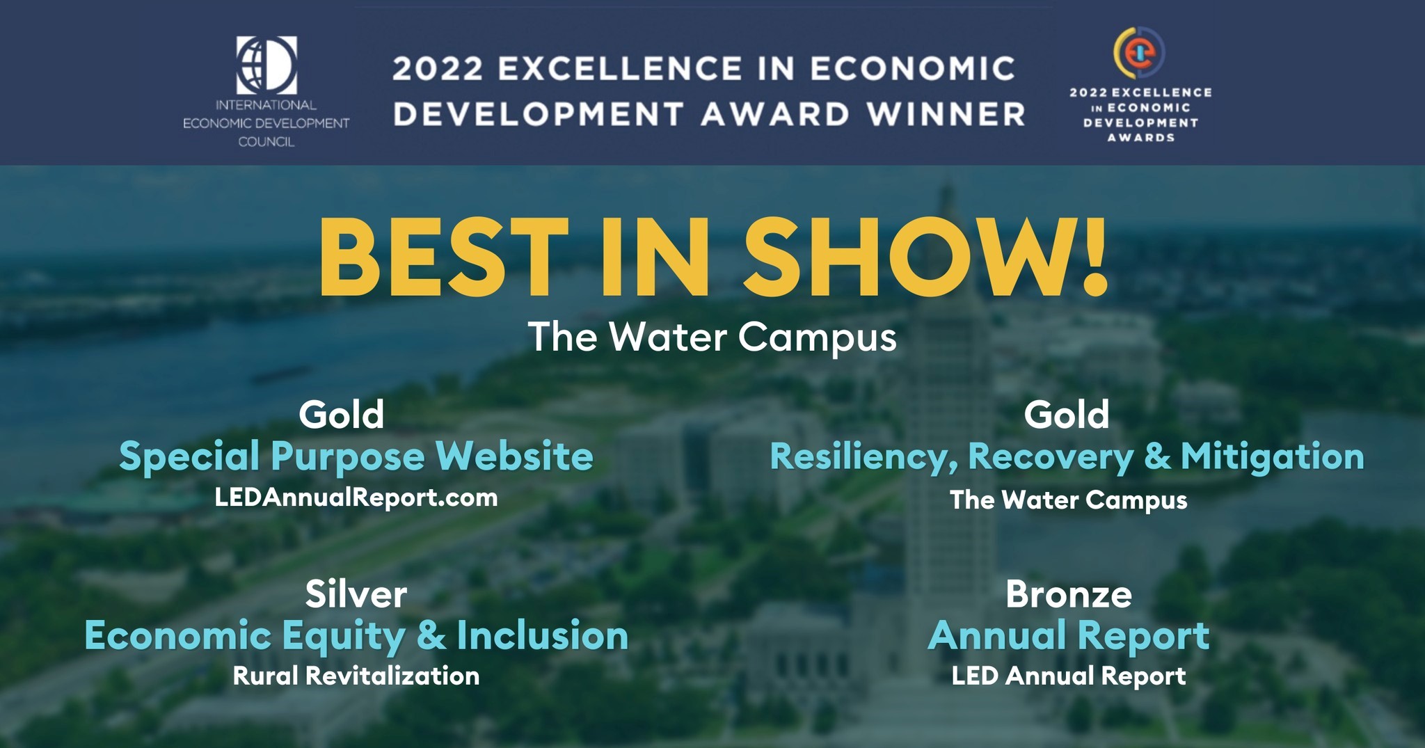 Gold and Best in Show honors for The Water Campus | The Water Campus